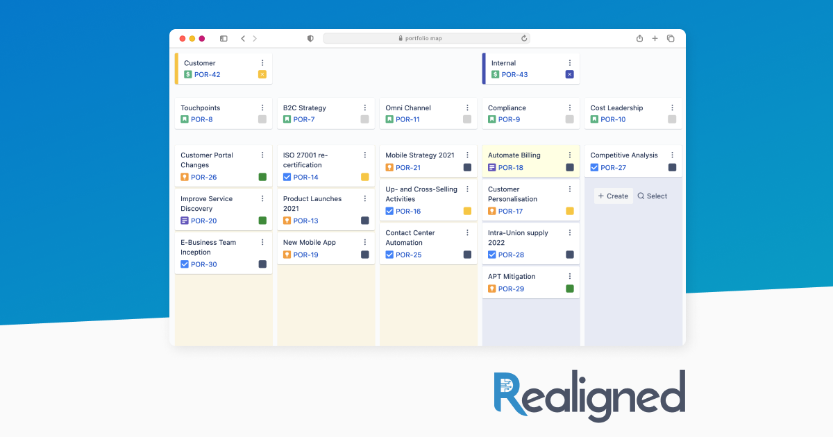 Denkplan Portfolio Maps for Jira - Home